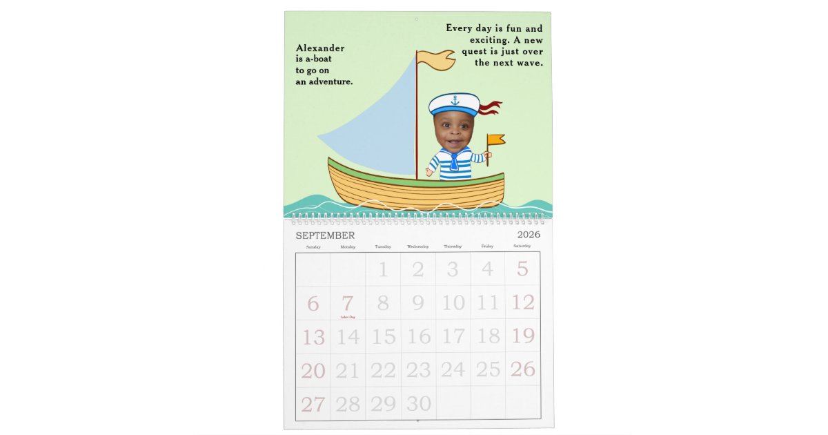 Create Your Own Easy Story Book Adventure Calendar | Zazzle
