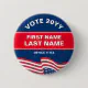Create Your Own Election Campaign Red Blue Button | Zazzle