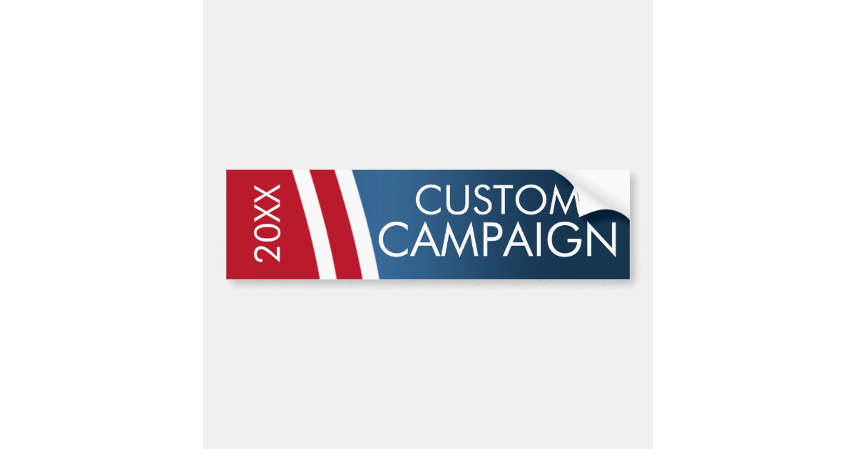 Create Your Own Election Design Bumper Sticker | Zazzle