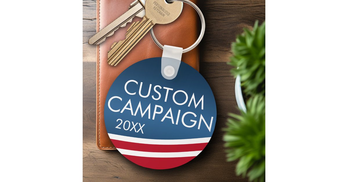 Create Your Own Election Design Keychain | Zazzle