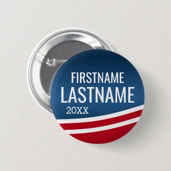 Create Your Own Election Design - Modern Campaign Button | Zazzle