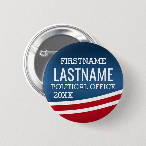 Create Your Own Election Design - Modern Design Button | Zazzle