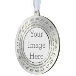 Create Your Own Engraved Round Ornament | Zazzle