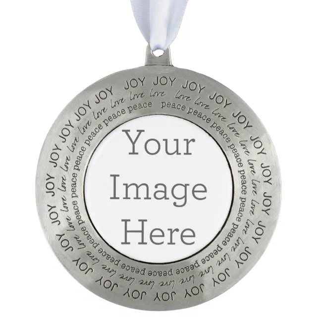 Create Your Own Engraved Round Ornament | Zazzle