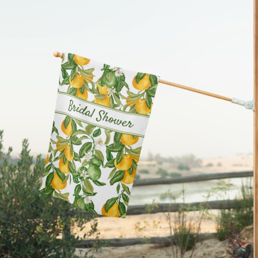 Create Your Own Event Flag with Lemons | Zazzle