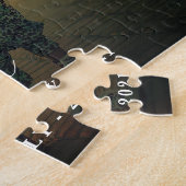 Create your own family photo Blessed script Jigsaw Puzzle | Zazzle