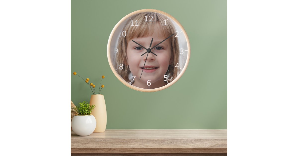 Create Your Own Family Photo Clock | Zazzle
