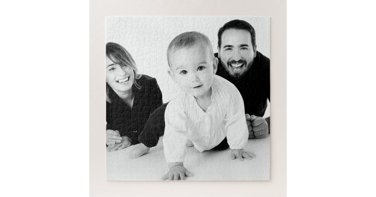 Create Your Own Family Photo Customized Gift Jigsaw Puzzle | Zazzle