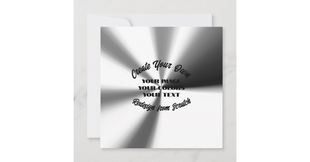 Create Your Own Flat Card | Zazzle