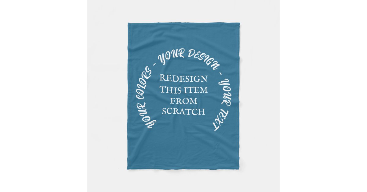 Create Your Own Fleece Blanket | Zazzle