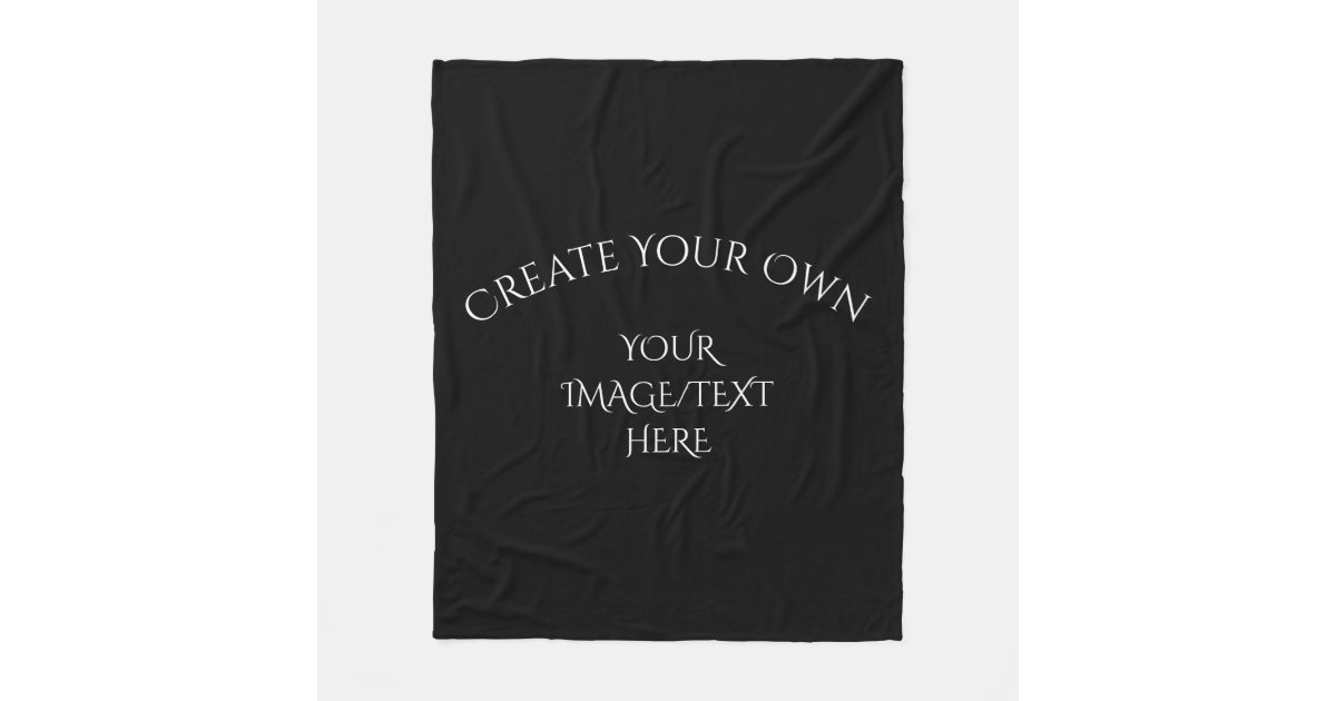 Create Your Own Fleece Blanket | Zazzle