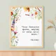 Create Your Own Floral Custom Quote Poster | Zazzle