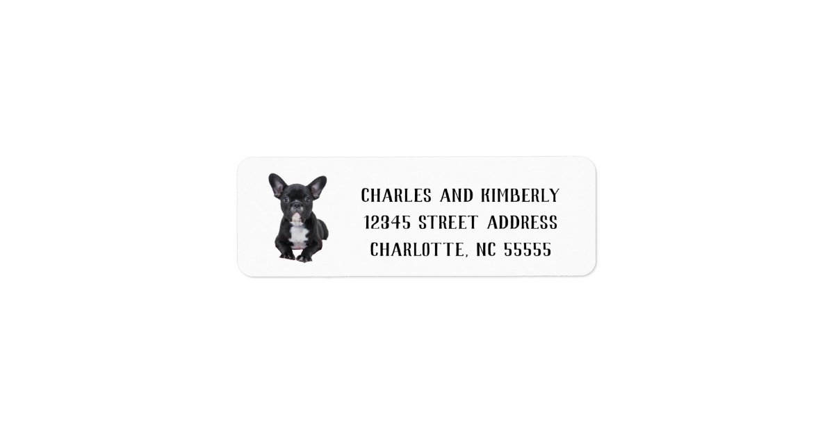 Create Your Own French Bulldog Label | Zazzle