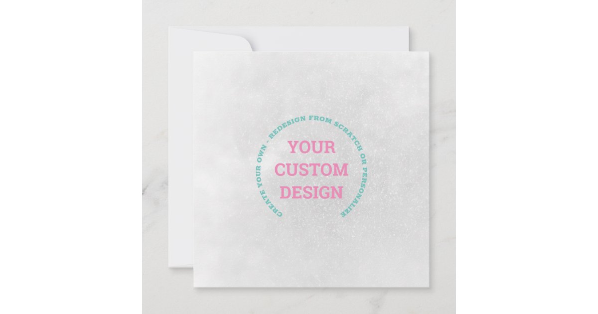 Create Your Own Fully Customised Card | Zazzle