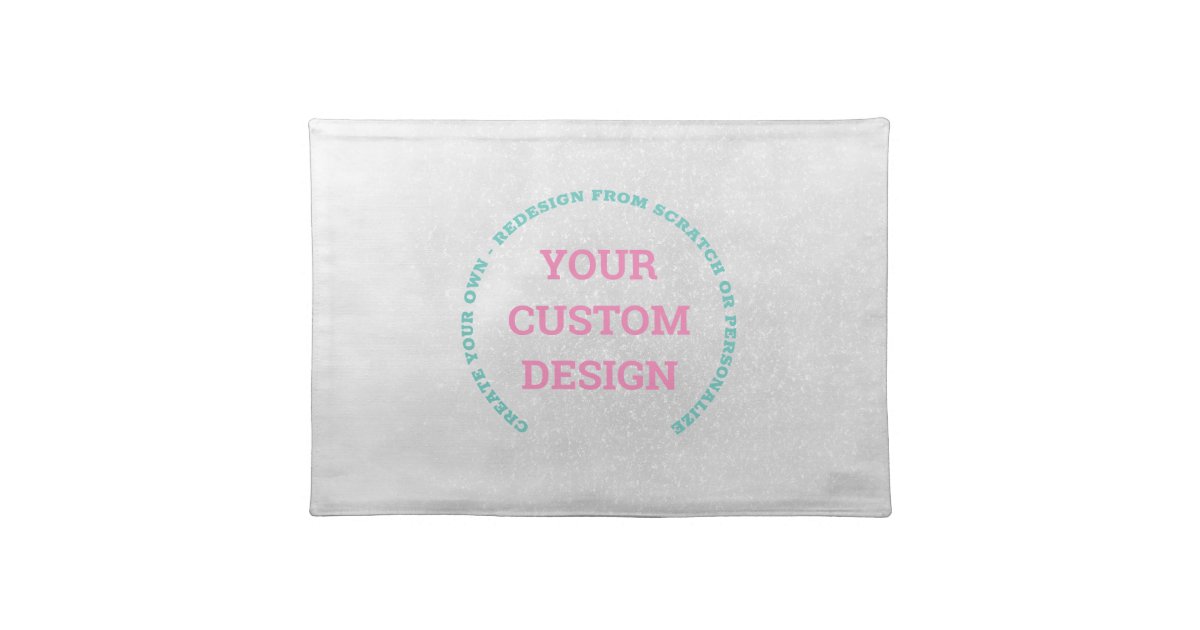 Create Your Own Fully Customised Cloth Placemat | Zazzle
