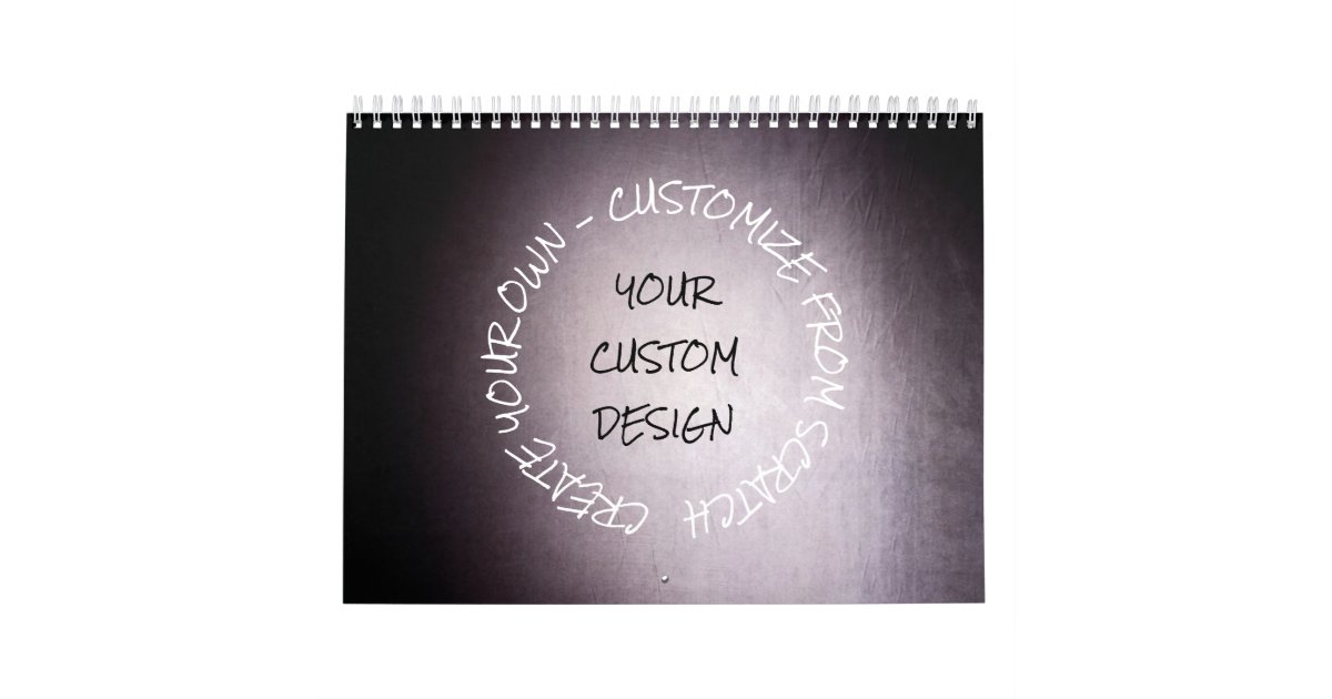 Create Your Own Fully Customized Calendar | Zazzle