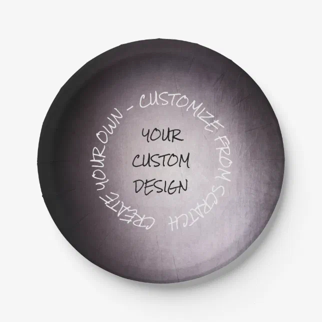 Create Your Own Fully Customized Paper Plates | Zazzle