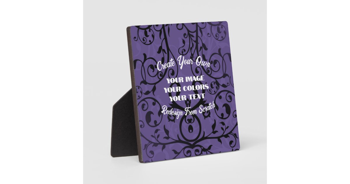 Create Your Own Fully Customized Plaque | Zazzle