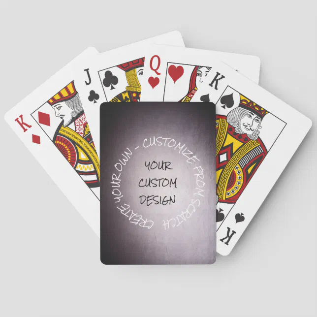 Create Your Own Fully Customized Poker Cards | Zazzle
