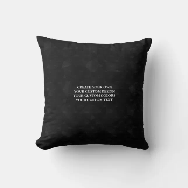 Create Your Own Fully Customized Throw Pillow | Zazzle
