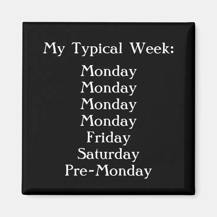 Create Your Own Funny Office Humor Black and White Magnet | Zazzle