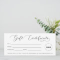 Create Your Own Gift Certificate with Custom Logo | Zazzle