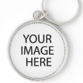 Silver Anniversary Hearts Keychain | Zazzle