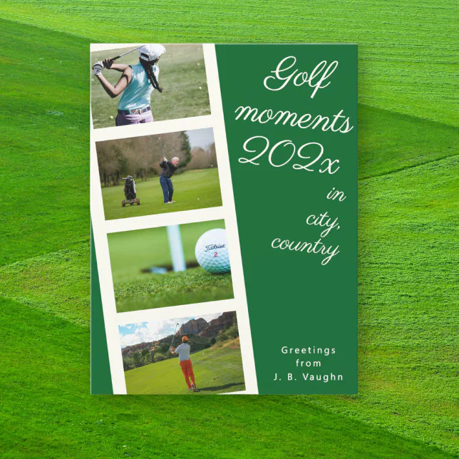 Create your own golf vacation photo Postcard | Zazzle