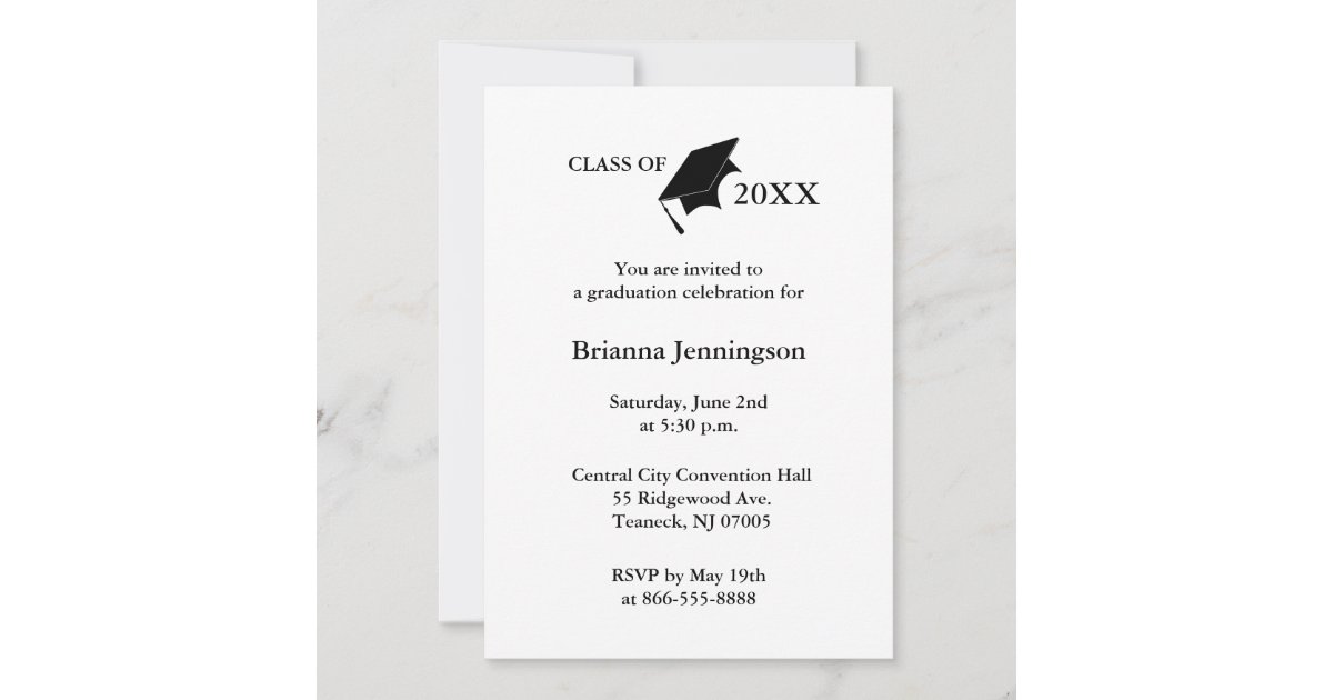 Create Your Own Graduation Invitation 1 | Zazzle