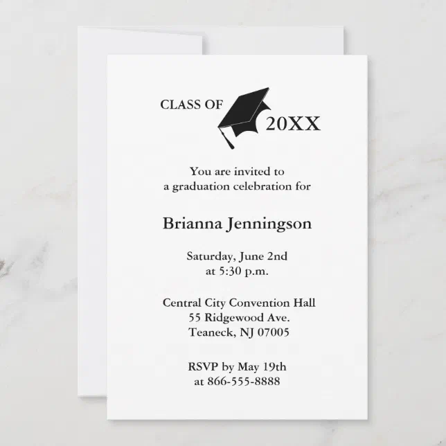 Create Your Own Graduation Invitation 1 | Zazzle