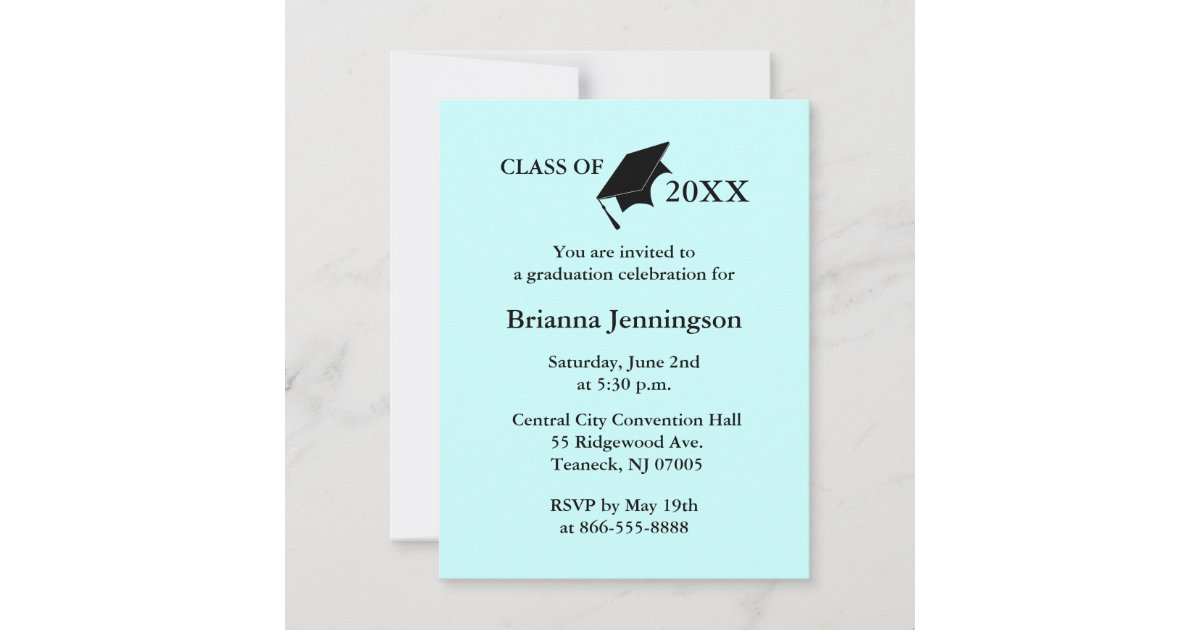 Create Your Own Graduation Invitation 2 | Zazzle