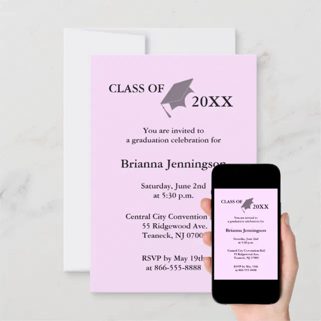 Create Your Own Graduation Invitation 7 | Zazzle