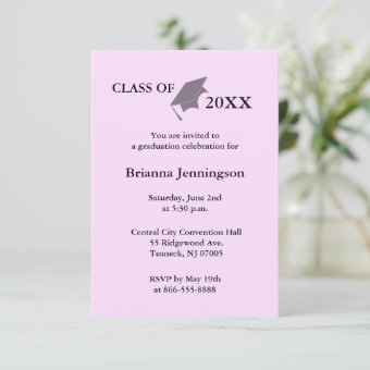 Create Your Own Graduation Invitation 7 | Zazzle