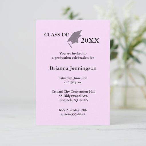 Create Your Own Graduation Invitation 7 | Zazzle