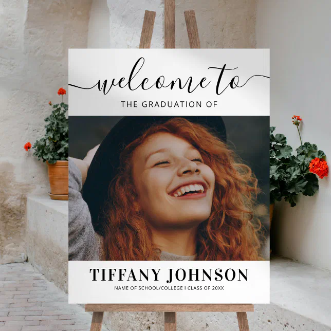 Create Your Own Graduation Party Welcome Foam Board | Zazzle