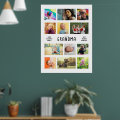 Create Your Own Grandparents Photo Collage Large Poster | Zazzle