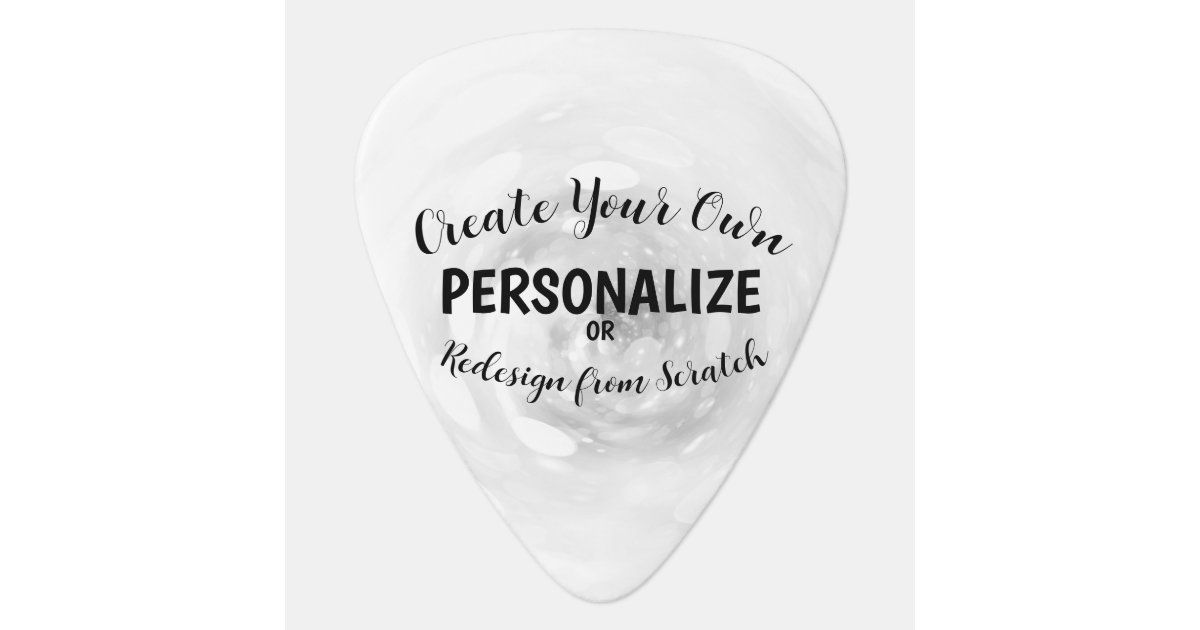 Create Your Own Guitar Pick | Zazzle