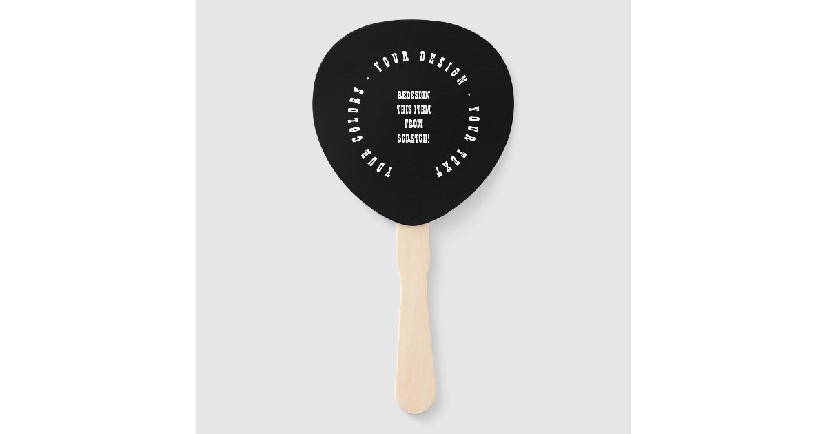 Create Your Own Hand Fan | Zazzle
