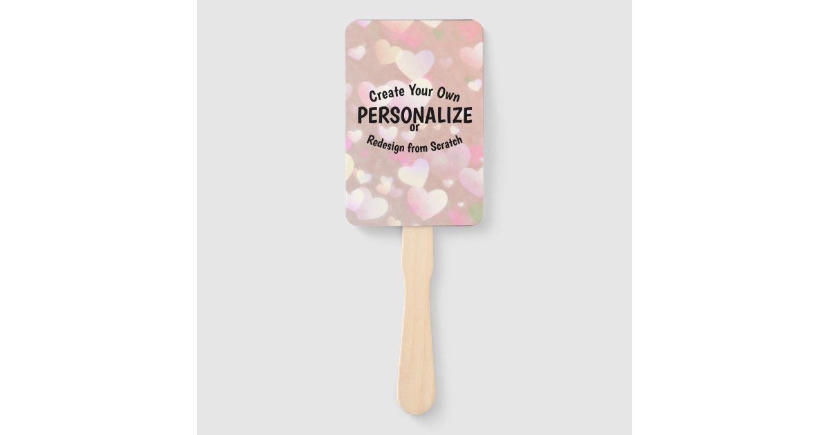 Create Your Own Hand Fan | Zazzle