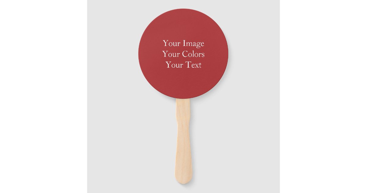 Create Your Own Hand Fan | Zazzle