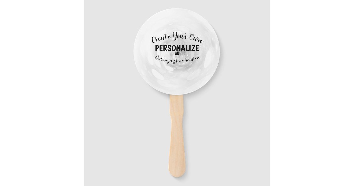 Create Your Own Hand Fan | Zazzle