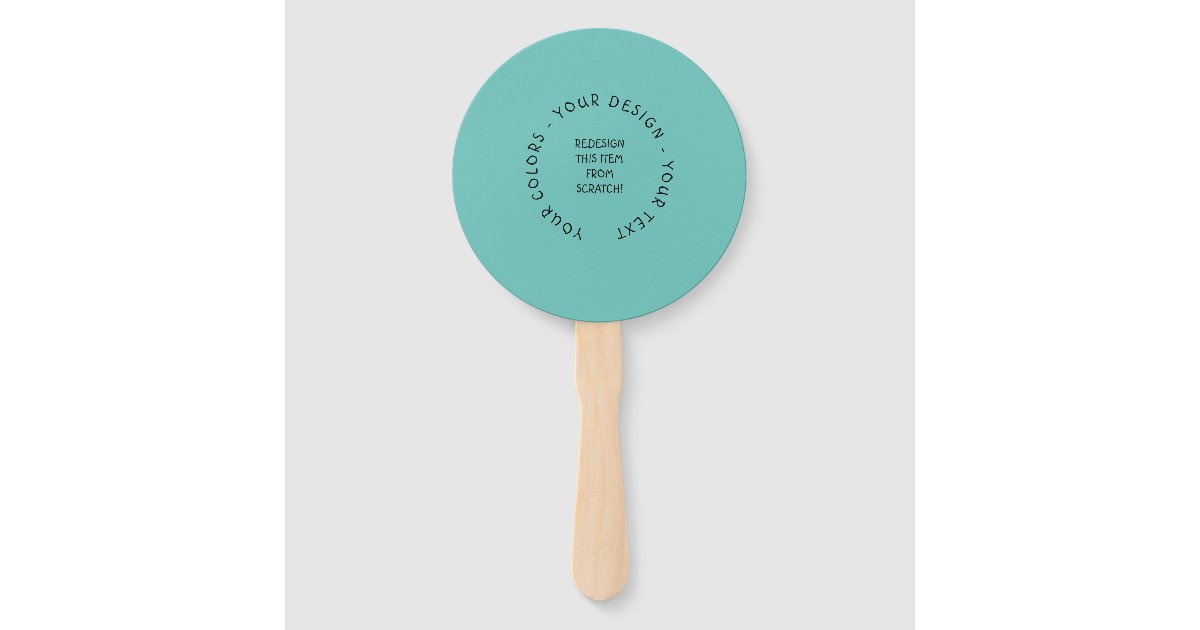 Create Your Own Hand Fan | Zazzle