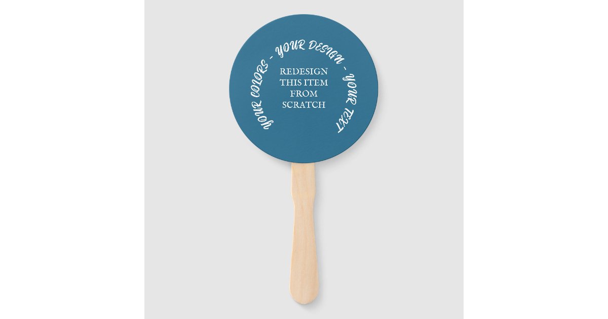 Create Your Own Hand Fan | Zazzle