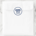 Create Your Own Harris Walz 2024 Classic Round Sticker | Zazzle