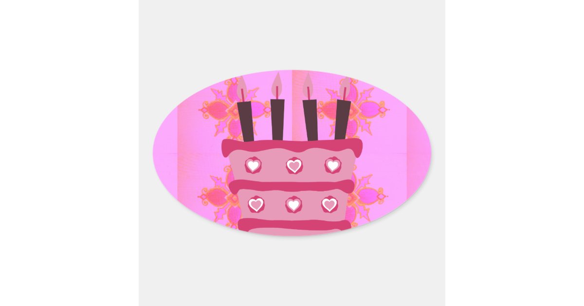 Create Your Own Have a Blessed Happy Birthday Oval Sticker | Zazzle