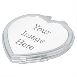 Create Your Own Heart Compact Mirror | Zazzle