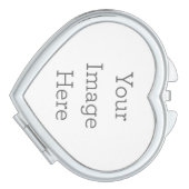 Create Your Own Heart Compact Mirror | Zazzle