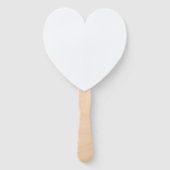 Create Your Own Heart Hand Fans | Zazzle