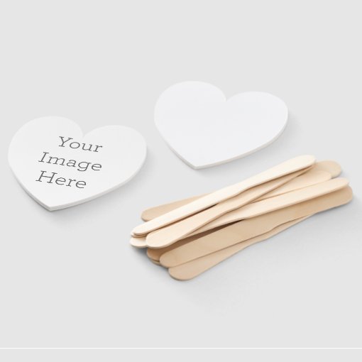 Create Your Own Heart Hand Fans | Zazzle