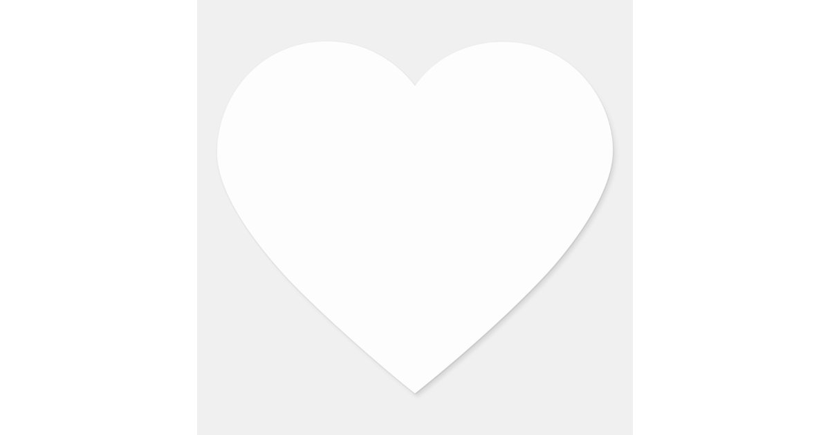 Create Your Own Heart Sticker | Zazzle